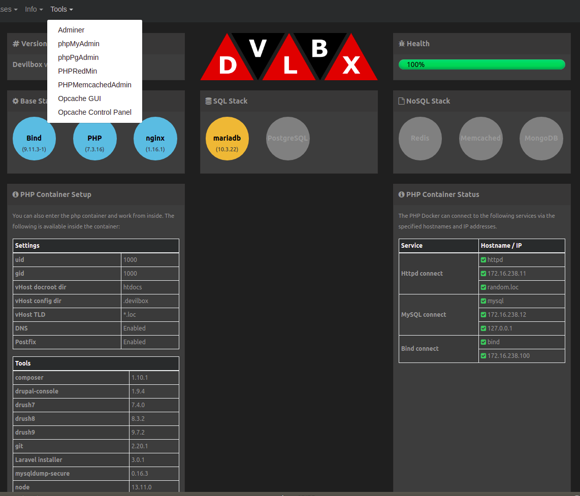 ¿Cómo crear un entorno de desarrollo para Laravel con Devilbox?